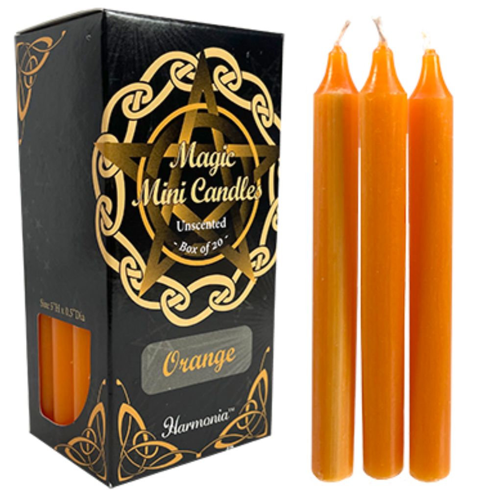Pack of 20 Mini Candle Magic Spell Protection Unscented Candles Ritual ...