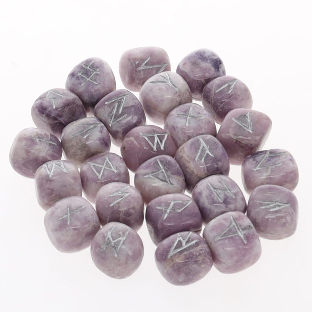 Rune Set Lepidolite – Crystal Wonderland