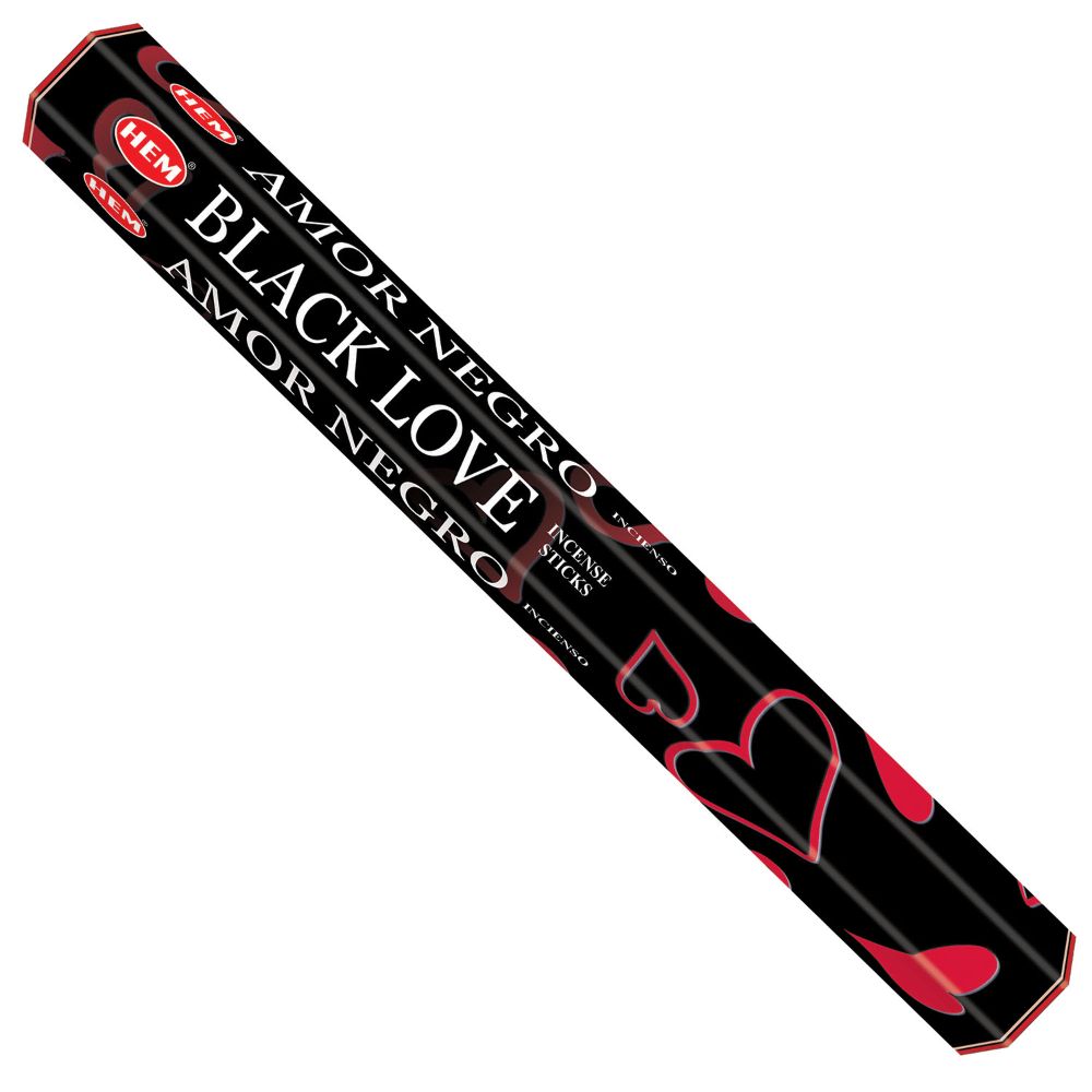 HEM Hexagon Black Love Incense Sticks – Crystal Wonderland