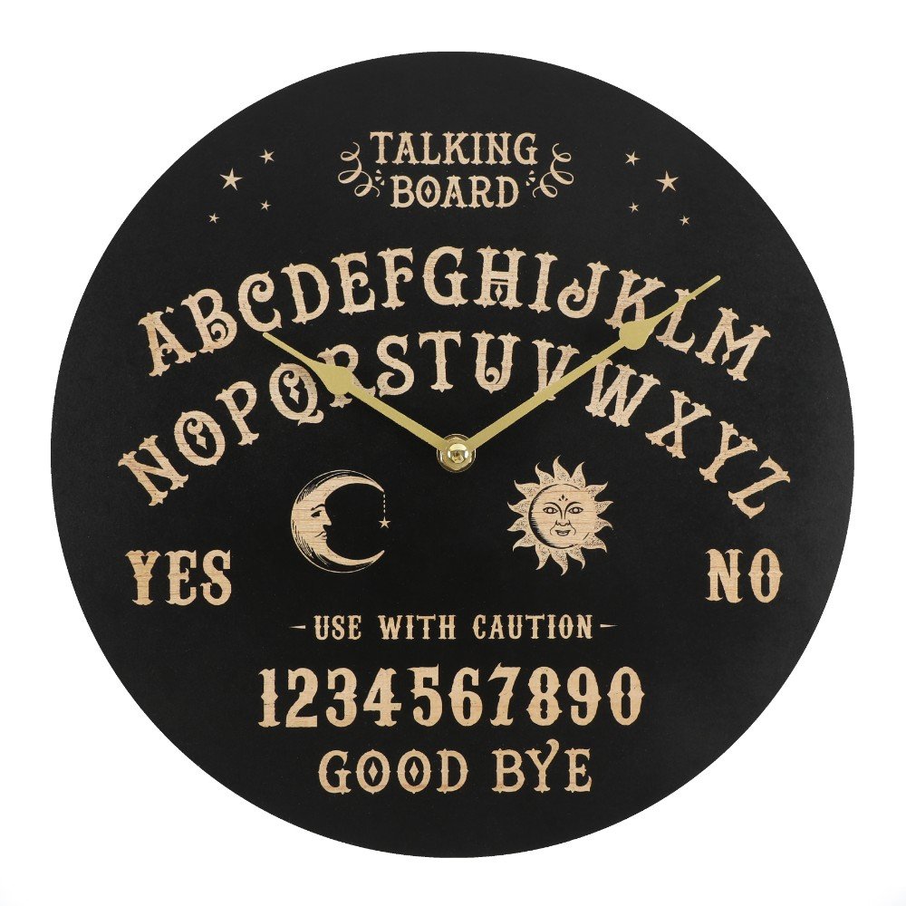 Classic Talking Board Clock Decor – Crystal Wonderland