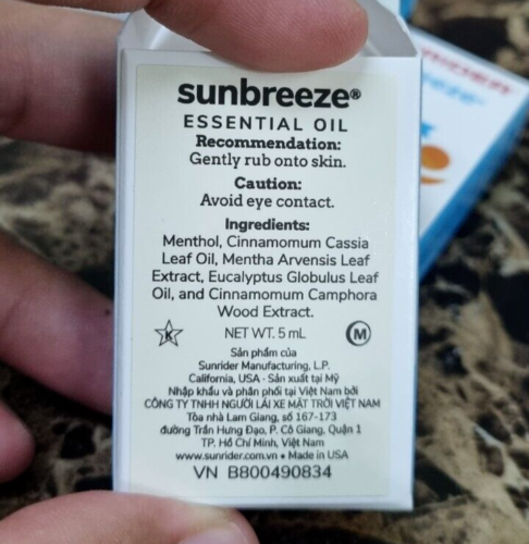 Sunbreeze Soothing Oil Pain Relief Muscle – Crystal Wonderland