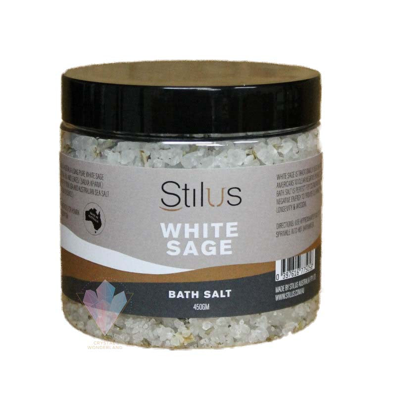 California White Sage Bath Salt – Crystal Wonderland
