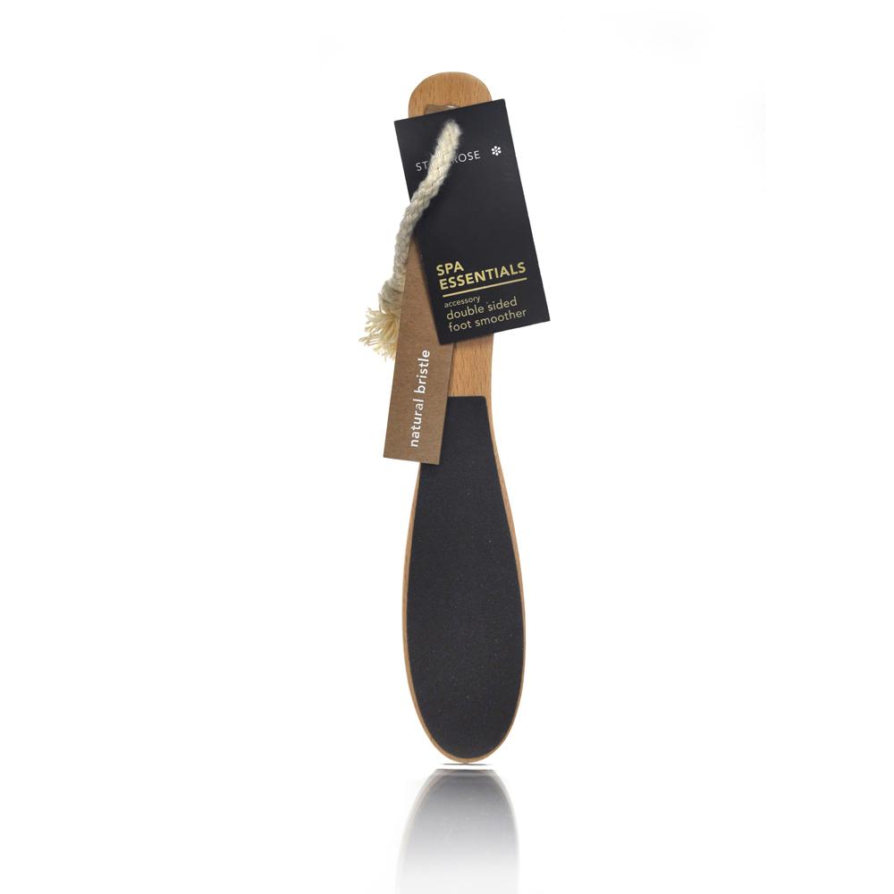 Spa Essentials Set - Bath Pillow, Foot Smoother and Brush & Cellulite ...