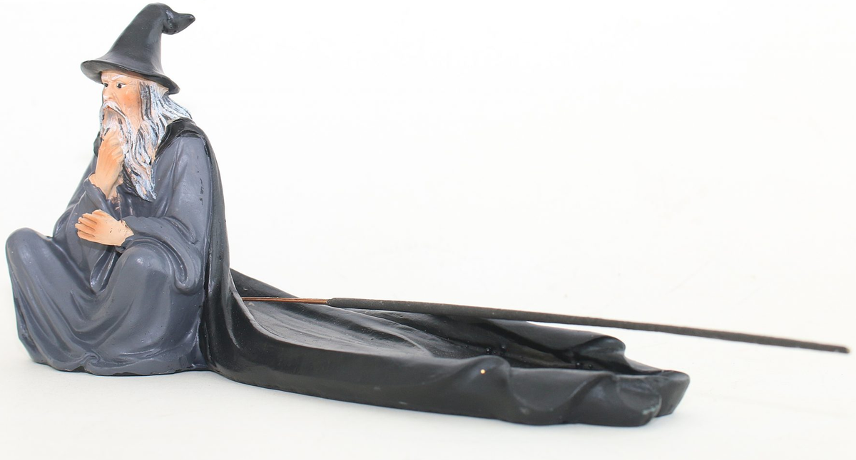 Wizard Incense Stick Holder Gothic Burner – Crystal Wonderland