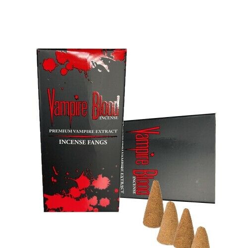 Vampire Blood 30 Incense Cone Fangs Nandita Fragrances – Crystal Wonderland